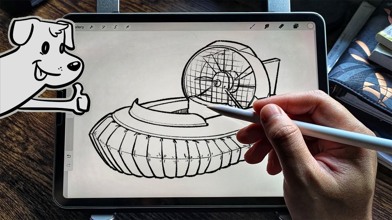 How to draw hovercraft 🚤 - YouTube