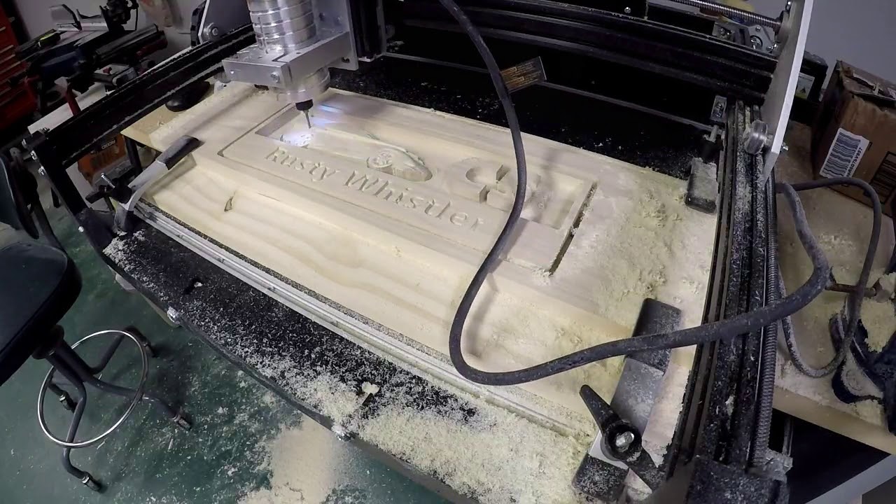 50x CNC Carve King Sign - YouTube