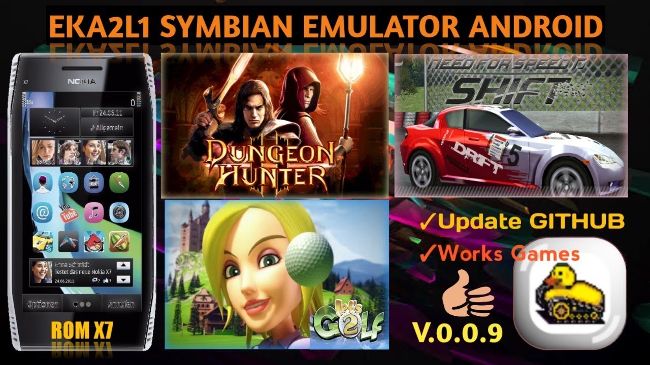 EKA2L1 UPDATE SYMBIAN EMULATOR ANDROID WORKS GAMES ROM X7 - YouTube