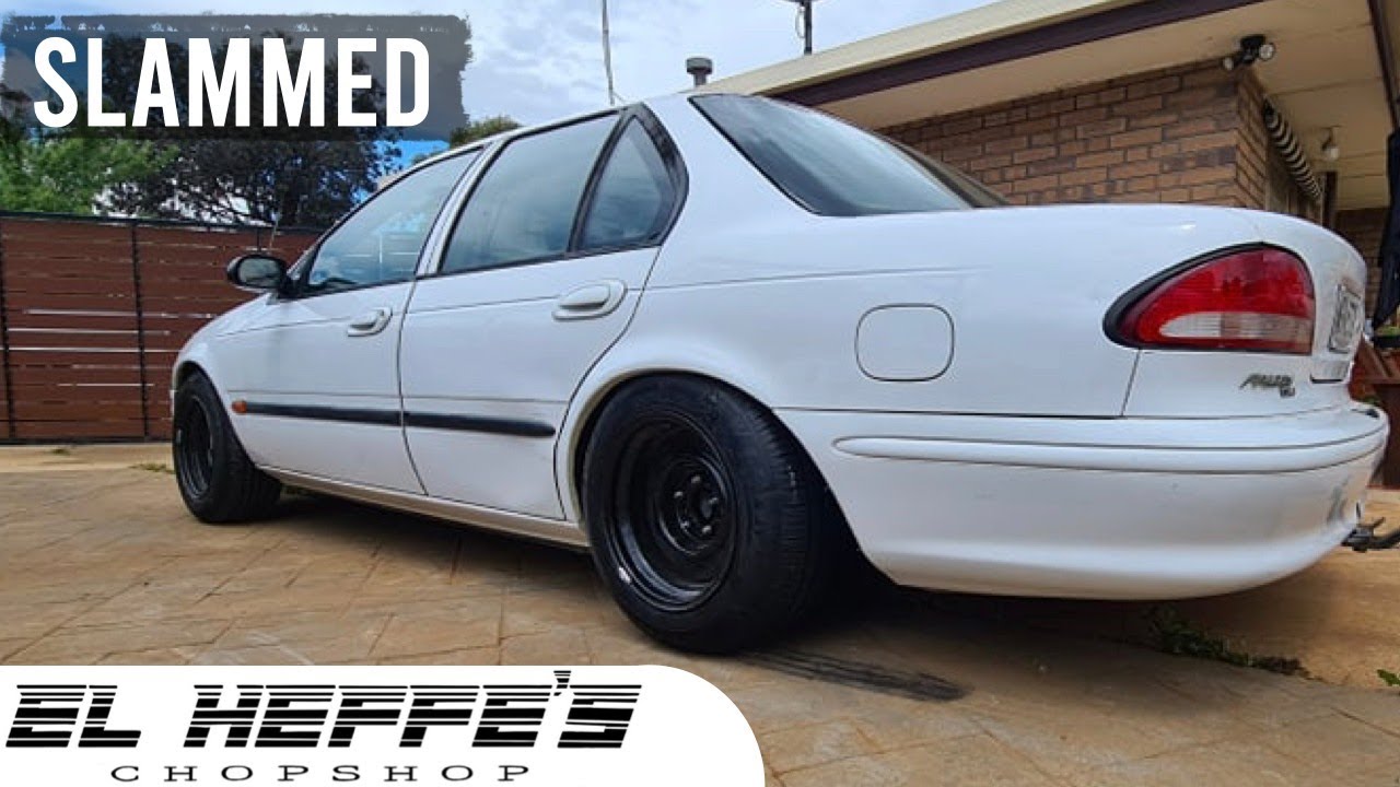 The EF Ford Falcon finale! Lowered on wide wheels! - YouTube