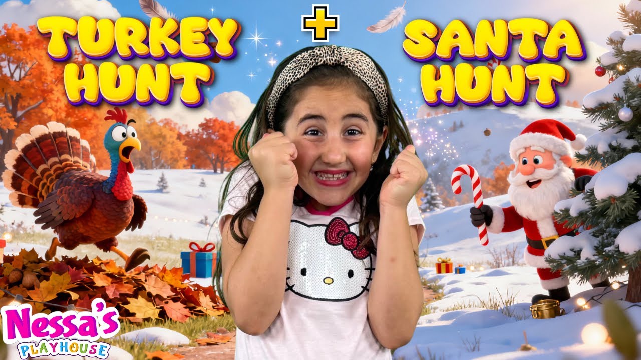 Turkey Hunt vs Santa Hunt | Holiday Brain Breaks for Kindergarten 2025 ...