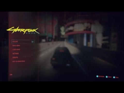 Cyberpunk 2077 Pause Menu needs loading - YouTube