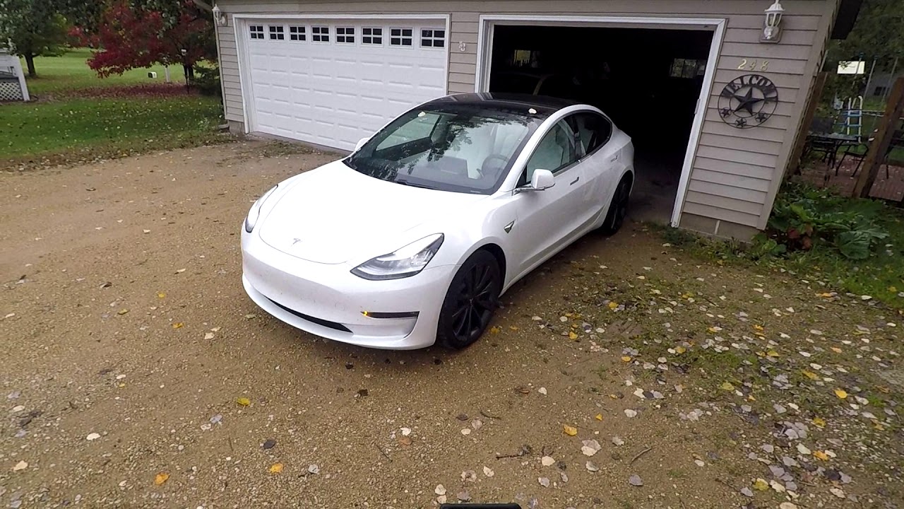 Using Tesla Summon Feature - YouTube