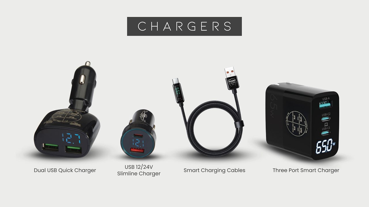 Charging essentials for pilots, from Sporty's Flight Gear - YouTube