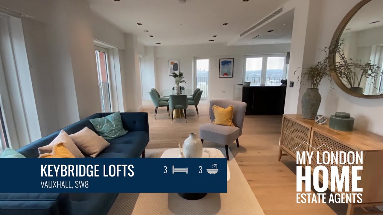 Keybridge Lofts, Vauxhall, SW8 - 3 Bedroom Apartment For Sale - YouTube