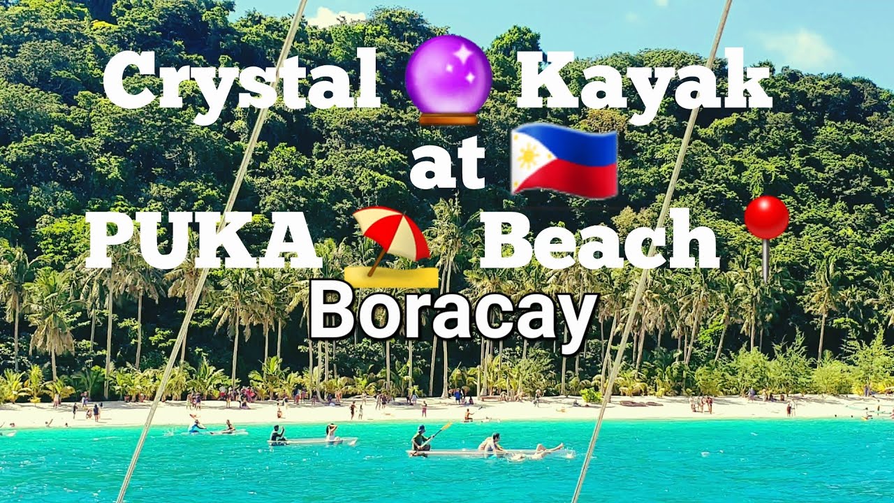 Island Hopping and Crystal Kayak at Puka ⛱️ Boracay Philippines 🇨🇿 Part ...