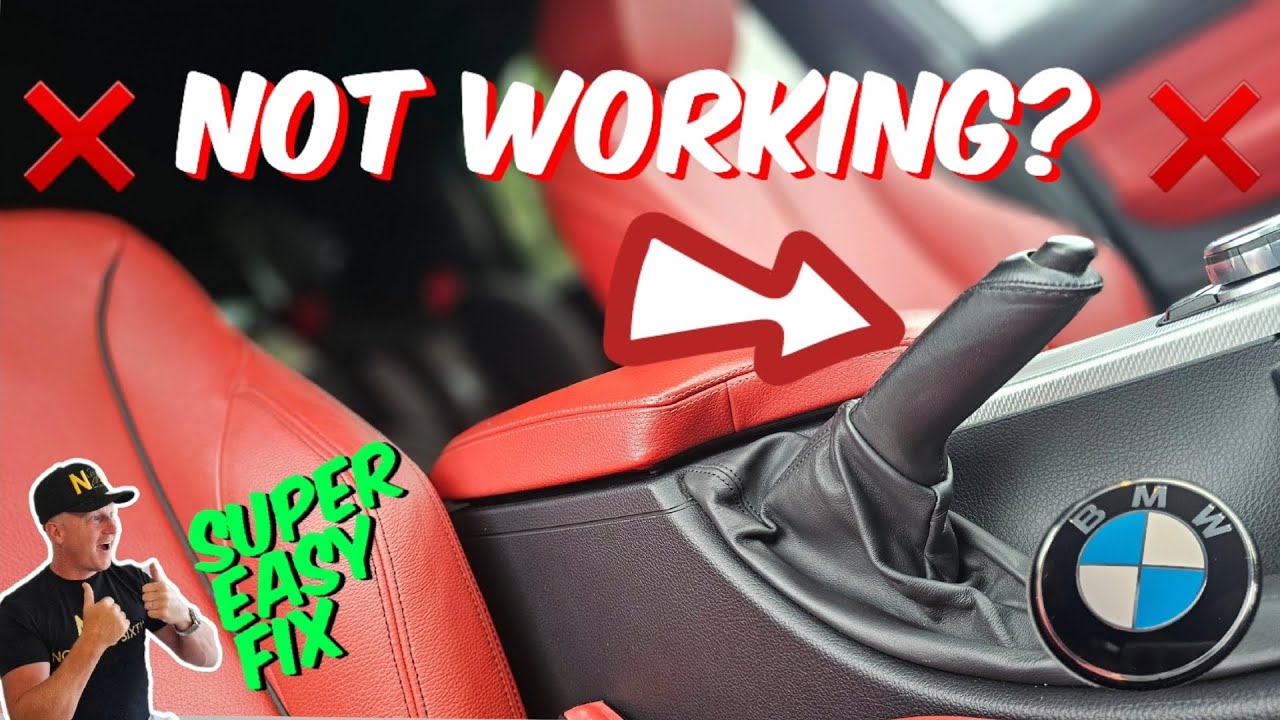 Handbrake NOT WORKING on your BMW ? FIX IT FAST with this EASY DIY 💥 ...