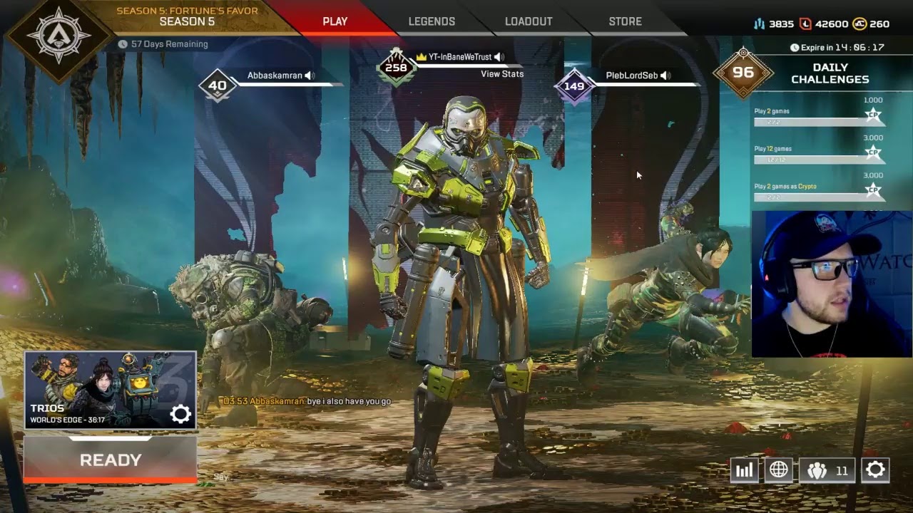 *LIVE APEX!* GIVEAWAY AT 350 SUBS! HAPPY FATHERS DAY! NEW EVENT SOON ...