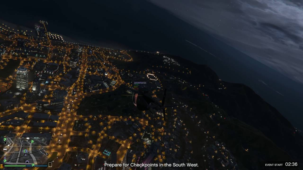 GTAV Online; Para-shooting w/ Pyrow - YouTube