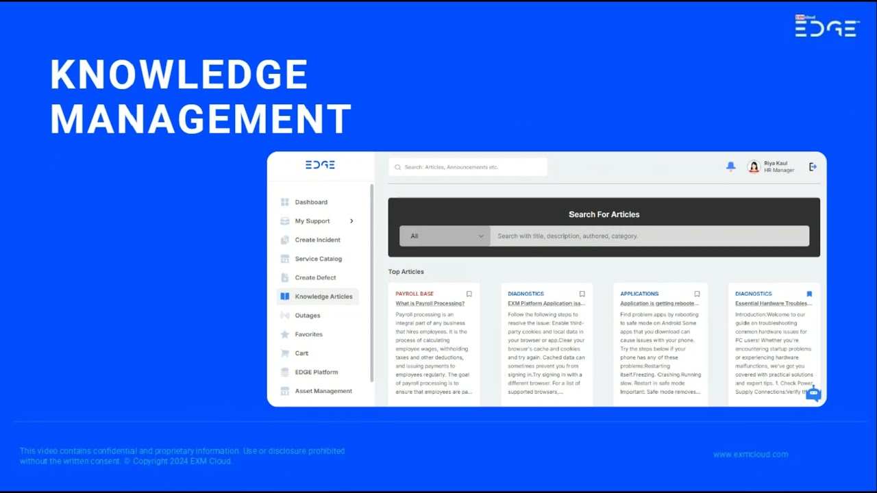 Edge Knowledge Management - YouTube