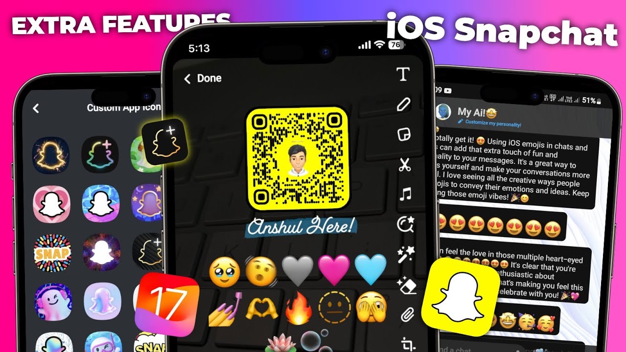 iOS Snapchat on Android Latest Version 2024| With iOS EMOJIS & Dark ...