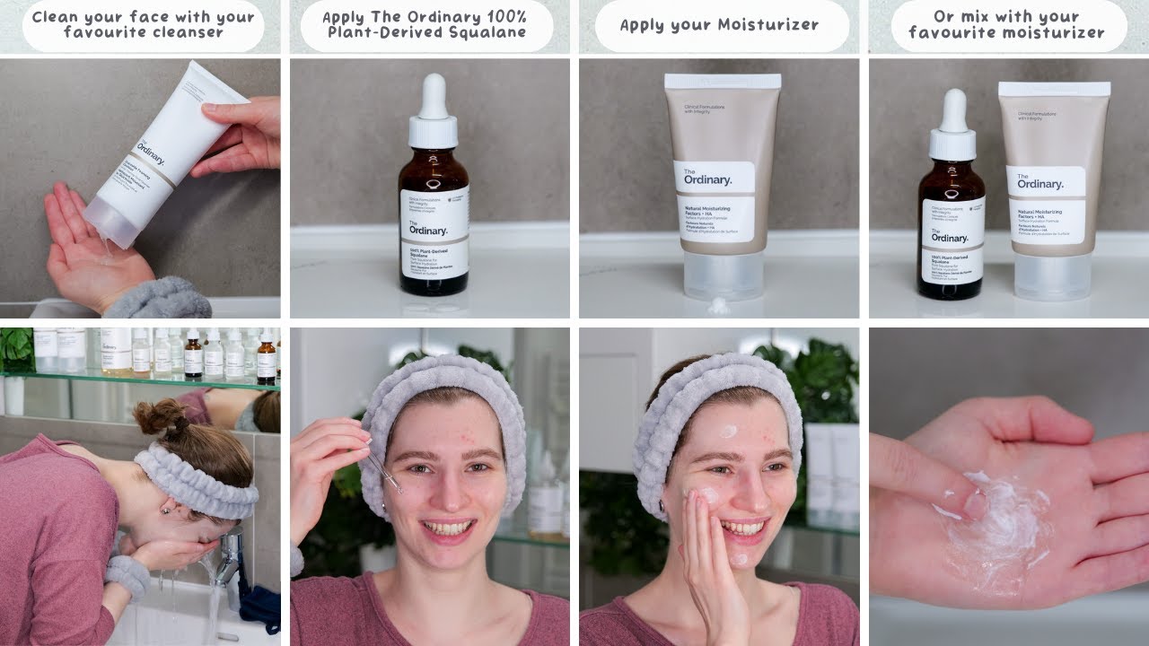 How to use The Ordinary 100% Plant-Derived Squalane - YouTube