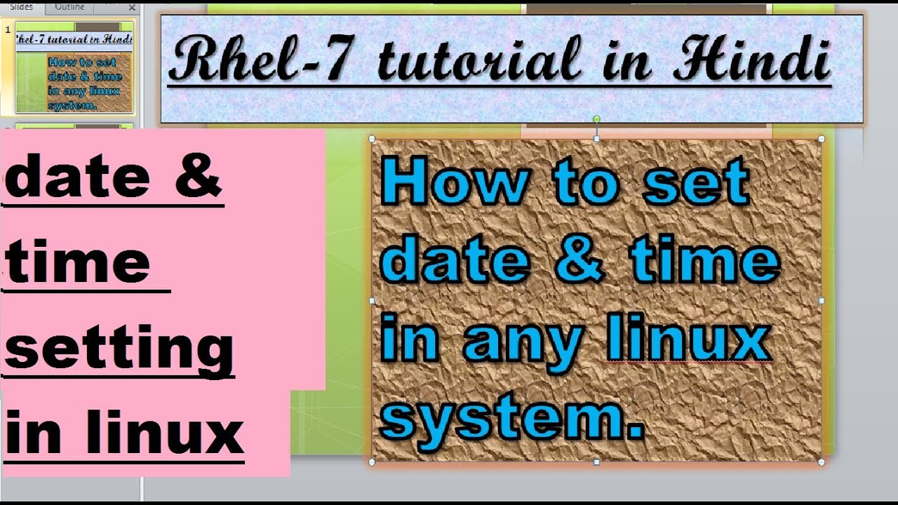 How To Set Date And Time In Linux System In Hindi YouTube How To Set Date And Time In Linux System In Hindi YouTube