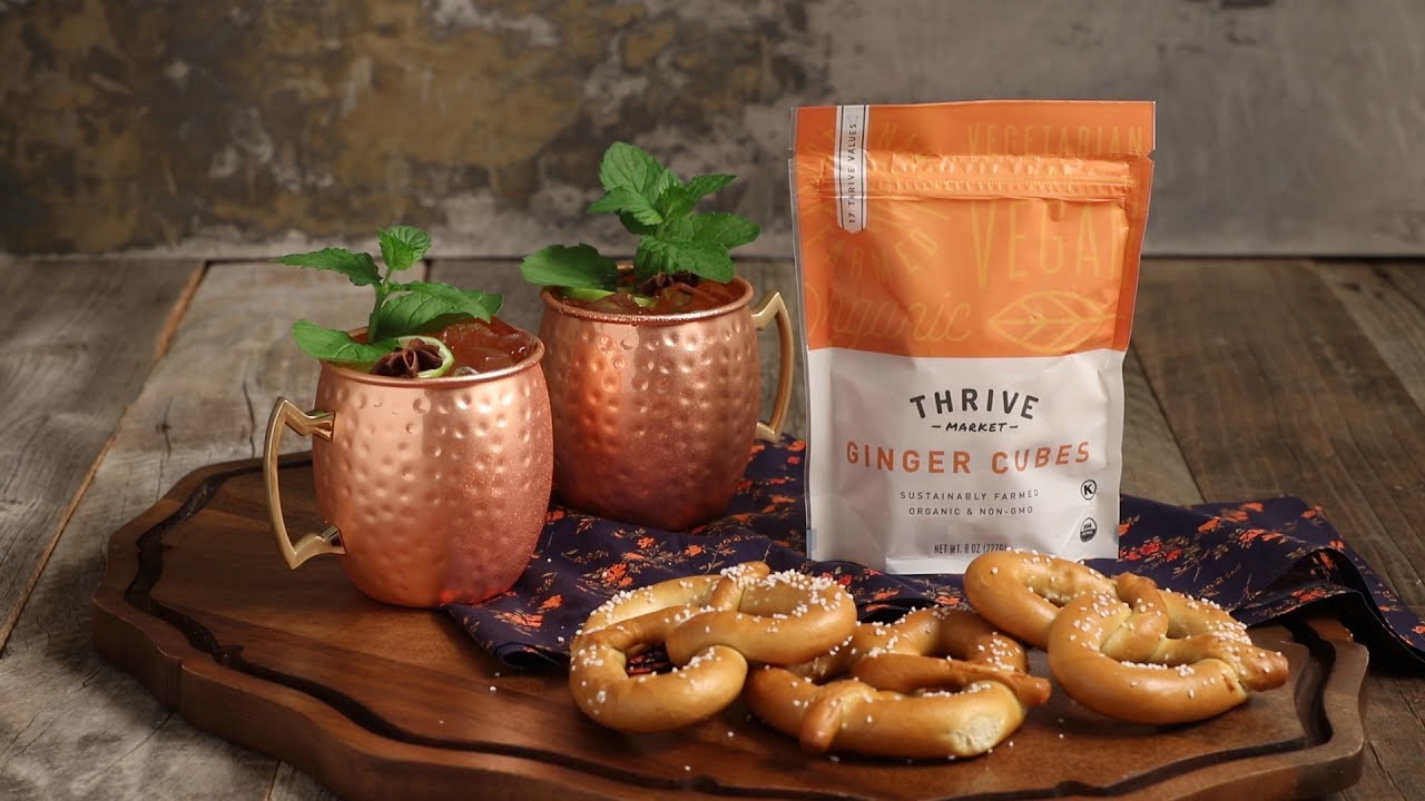 Moscow Mule with Candied Ginger Syrup - YouTube