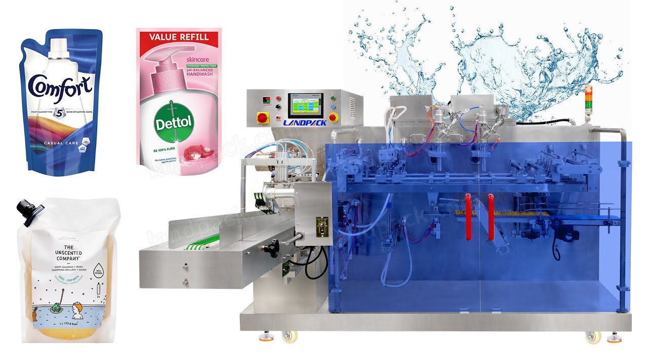 Automatic Detergent Liquid Soap Premade Pouch Packing Machine ...