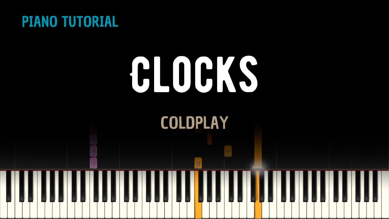 Coldplay - Clocks | Tutorial | Piano - YouTube