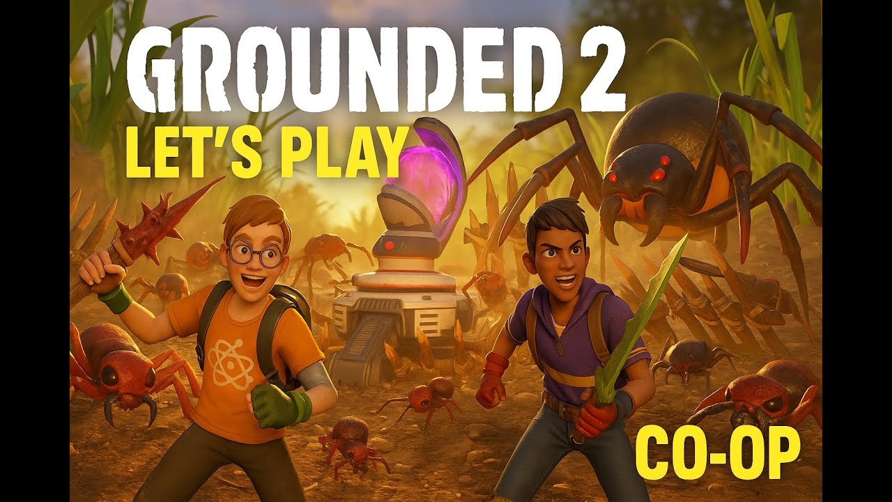 Grounded 2 Co-op! CHAOS! Mix.R defense! Ep10 - YouTube