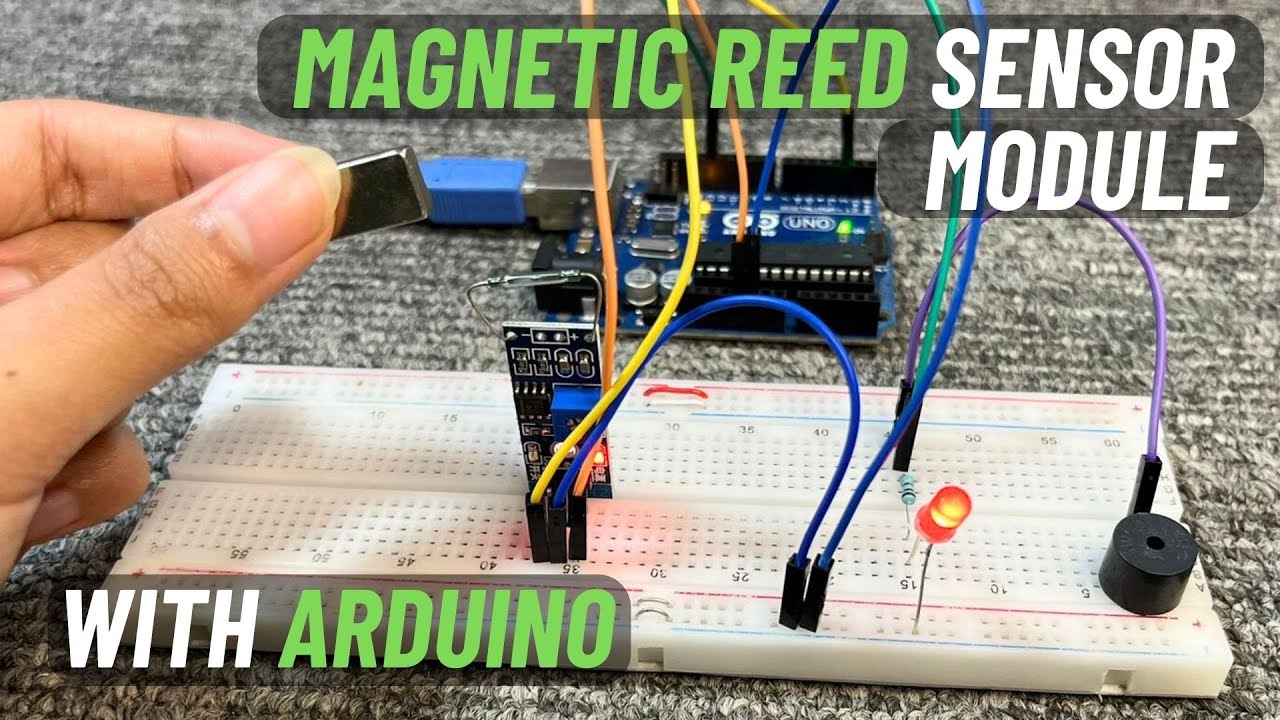 Magnetic Reed Switch with Arduino | Example Code | English Subtitle ...