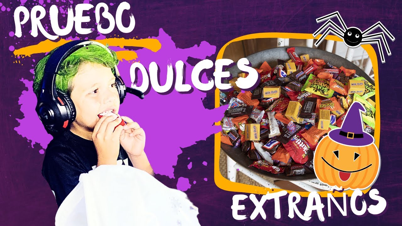 PRUEBO DULCES RAROS! - - YouTube