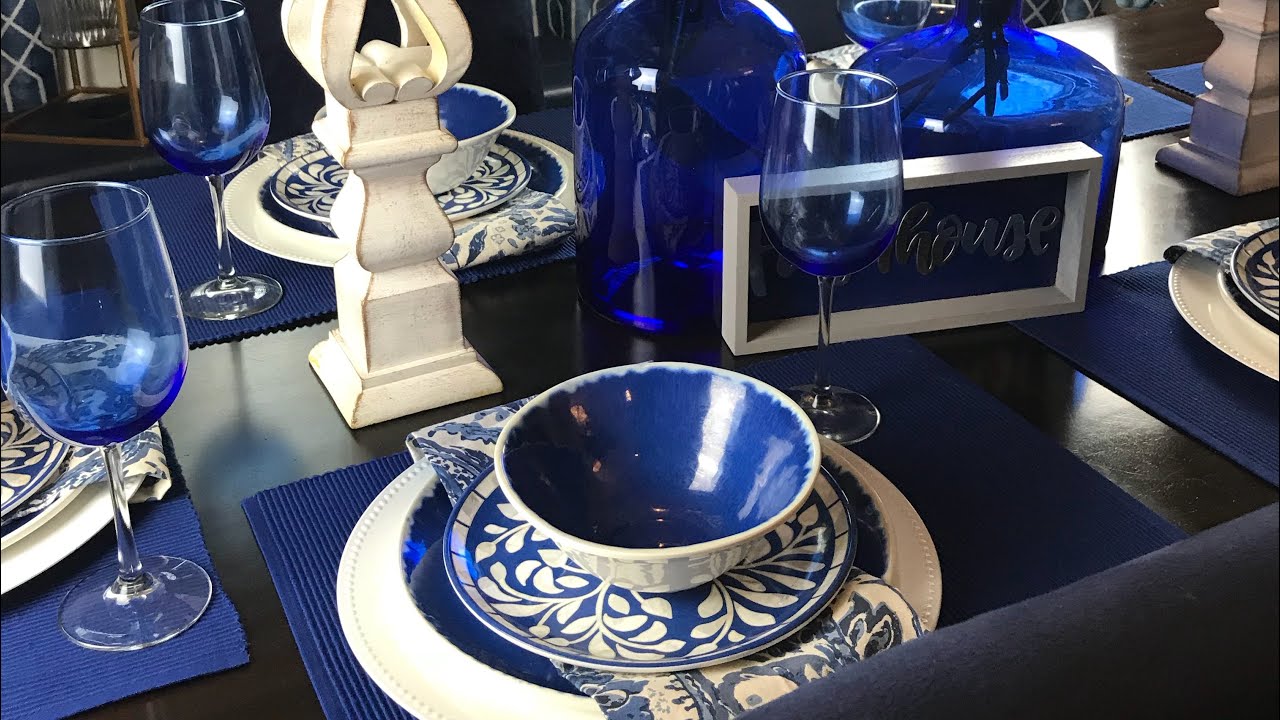 #blueandwhitetablescape/ CHALLENGE HOSTED BY MRS VEE, MYSTERIOUS ALBEIT ...