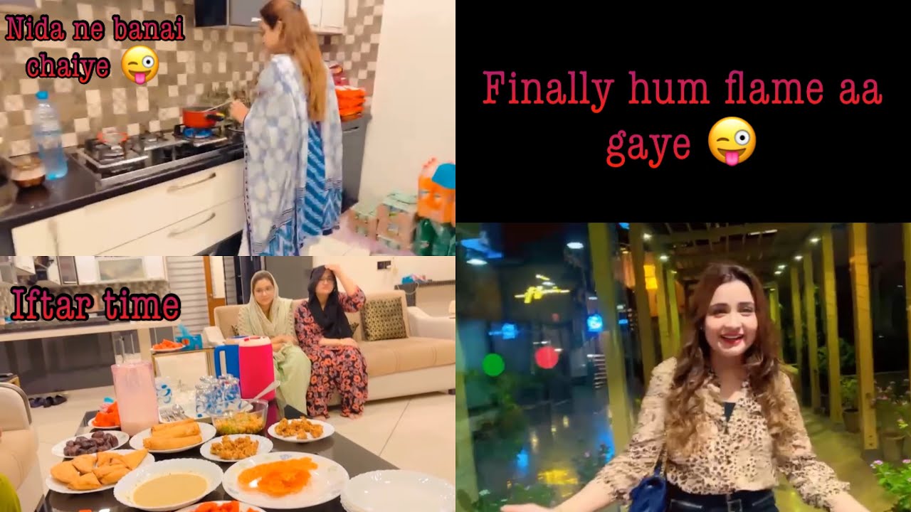 Finally hum flame aa gaye 😜 / aj nida ne banai chaiye 🤣 / vlog of jeeju home 🏡 #vlogsbytabinda ...