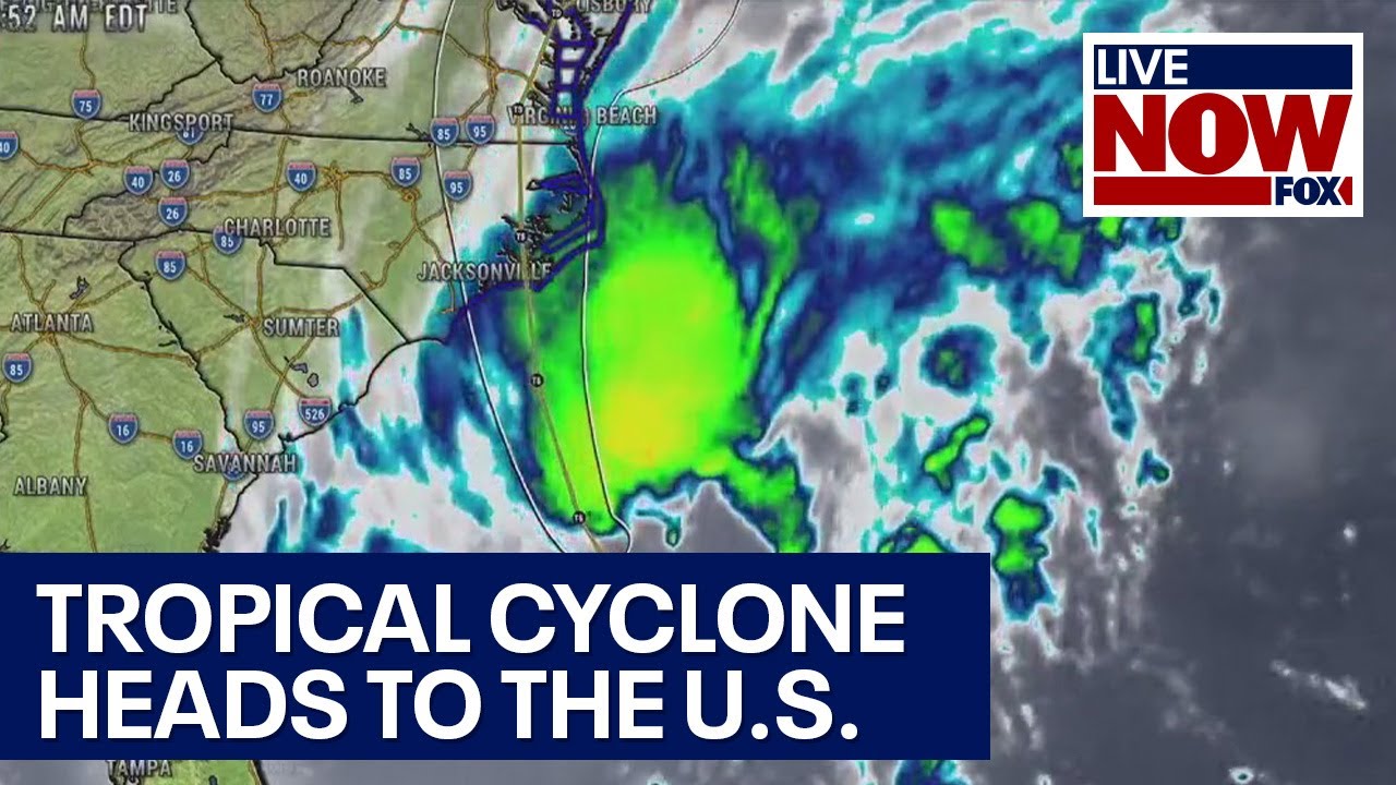 Tropical cyclone 16 heads towards the U.S. impacting the East Coast ...