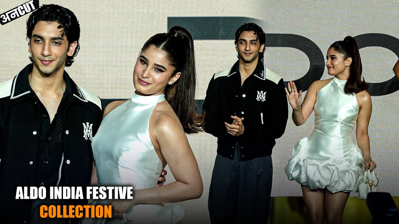 UNCUT- ALDO India Festive Collection Unveiling | Rasha Thadani & Vedang ...