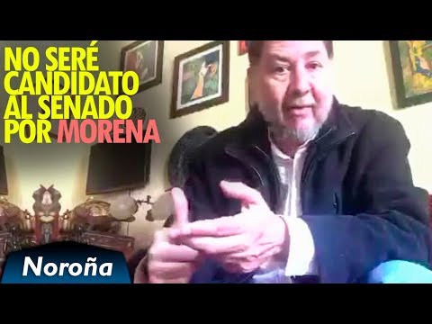 NO seré Candidato al Senado por MORENA - Noroña [Periscope]