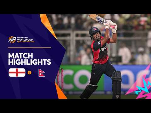 England v Nepal | Match Highlights | Men’s T20 World Cup 2026