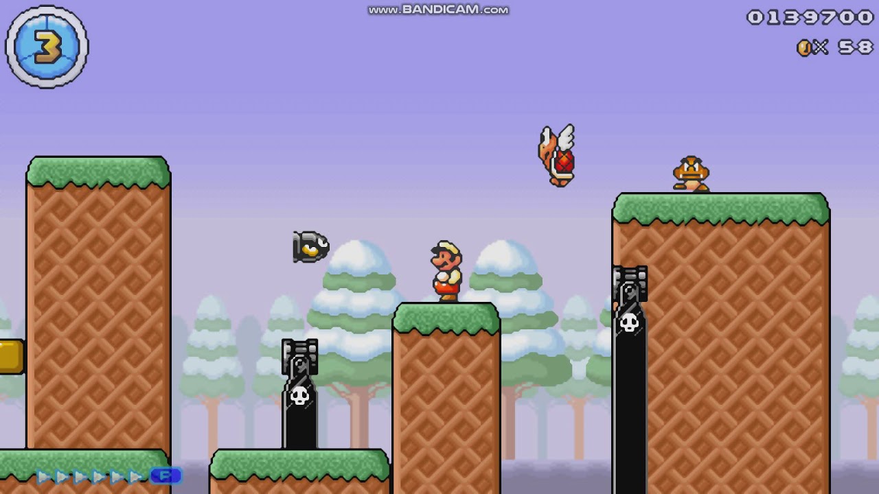 Mario Editor v1.4 Gameplay: Super Mario Bros. All In One - Easy Mode ...