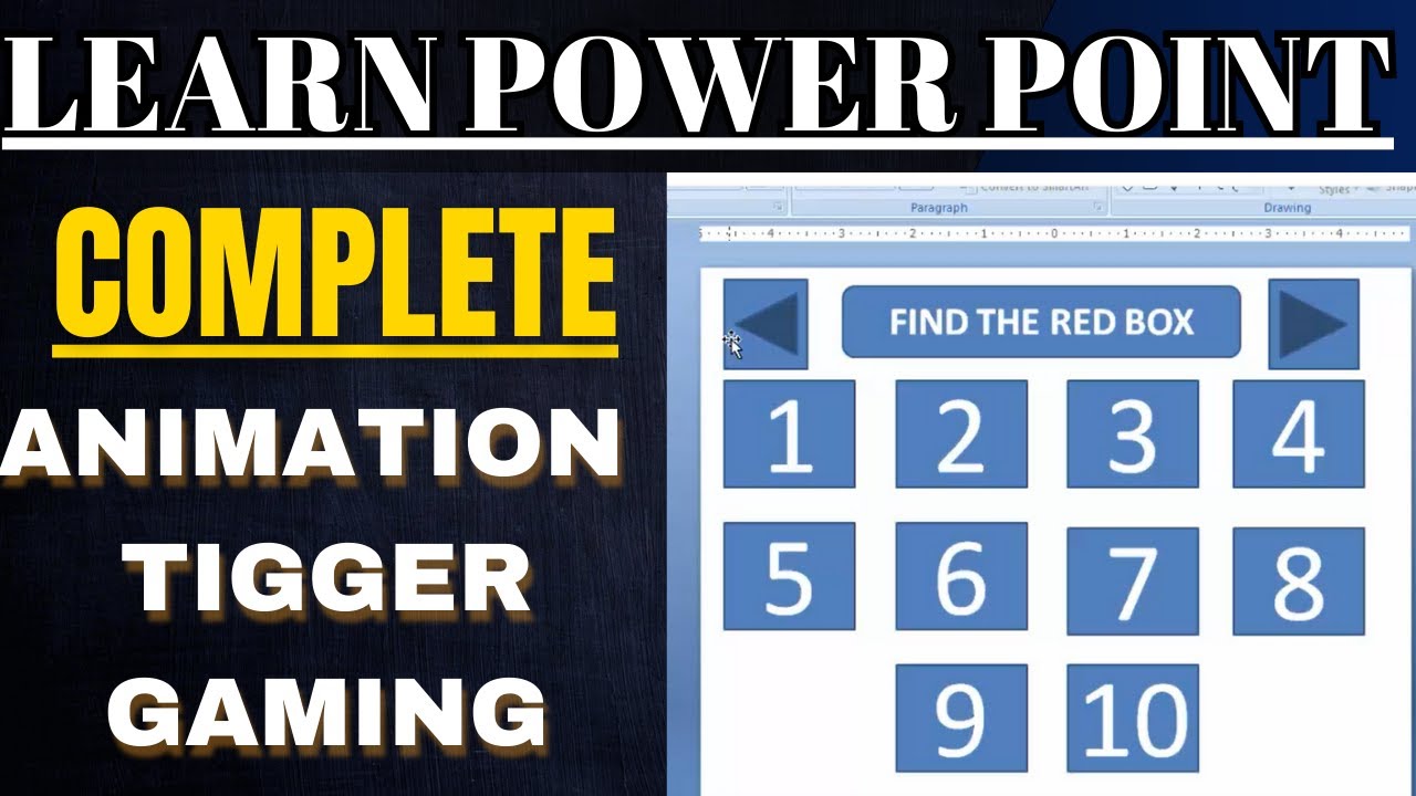 How to Make an Animation Trigger Game in PowerPoint | Step-by-Step ...