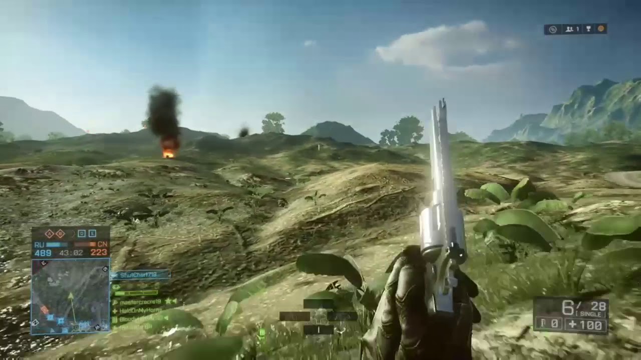 My OLDEST clip! (2014) BF4 .44 Revolver Snipe - YouTube