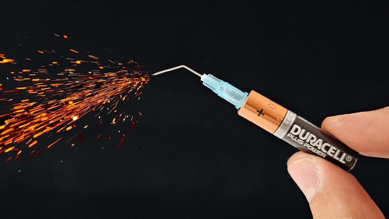 How to make simple spark generator from Battery at home! - YouTube