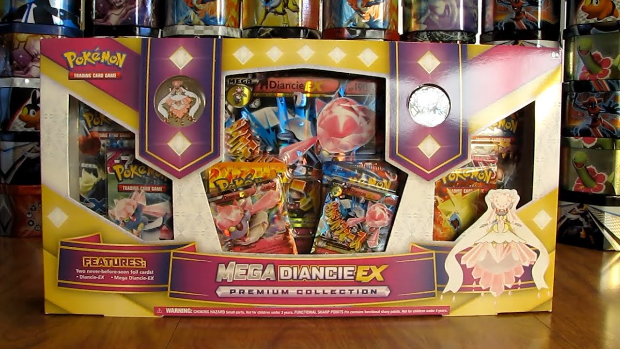 Mega Diancie EX Premium Collection Box Opening - YouTube