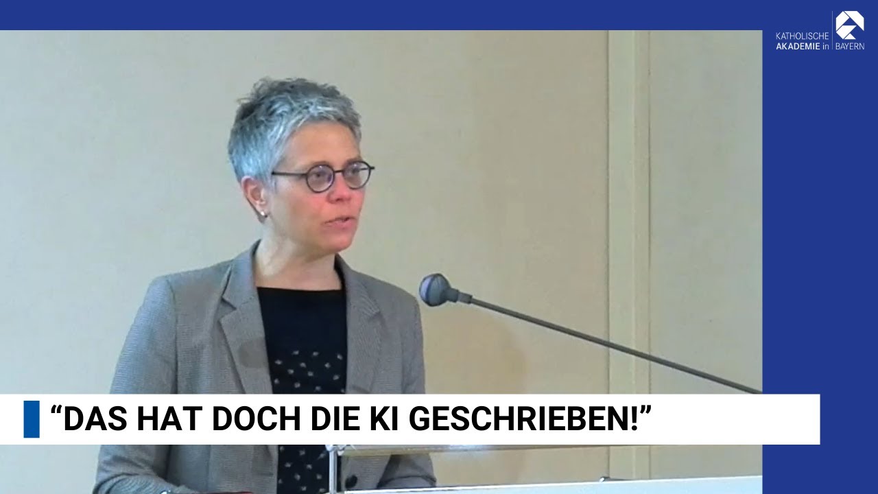 Christine Ulrich zu ethischen Aspekten des KI-Einsatzes in den Medien ...