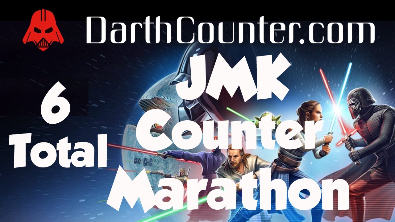 JMK Counter Marathon - 6 5v5 SWGOH GAC Counters using Jabba, JMK, Reva ...