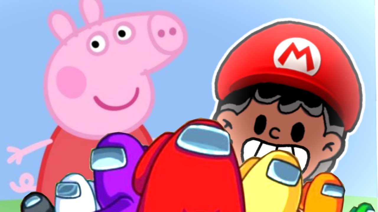 CANTANDO CANCIONES EN AMONG US #2 (PEPPA PIG) - YouTube