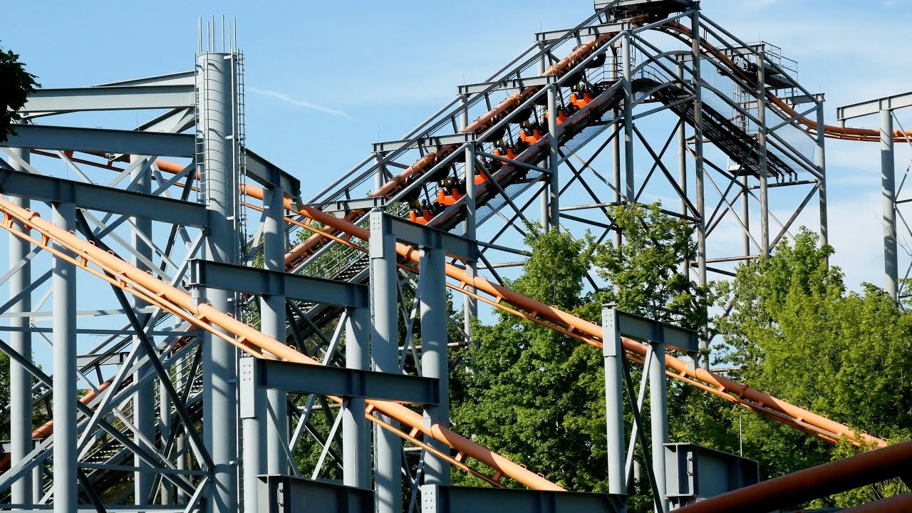 The Bat 4K Offride Footage Kings Island - YouTube