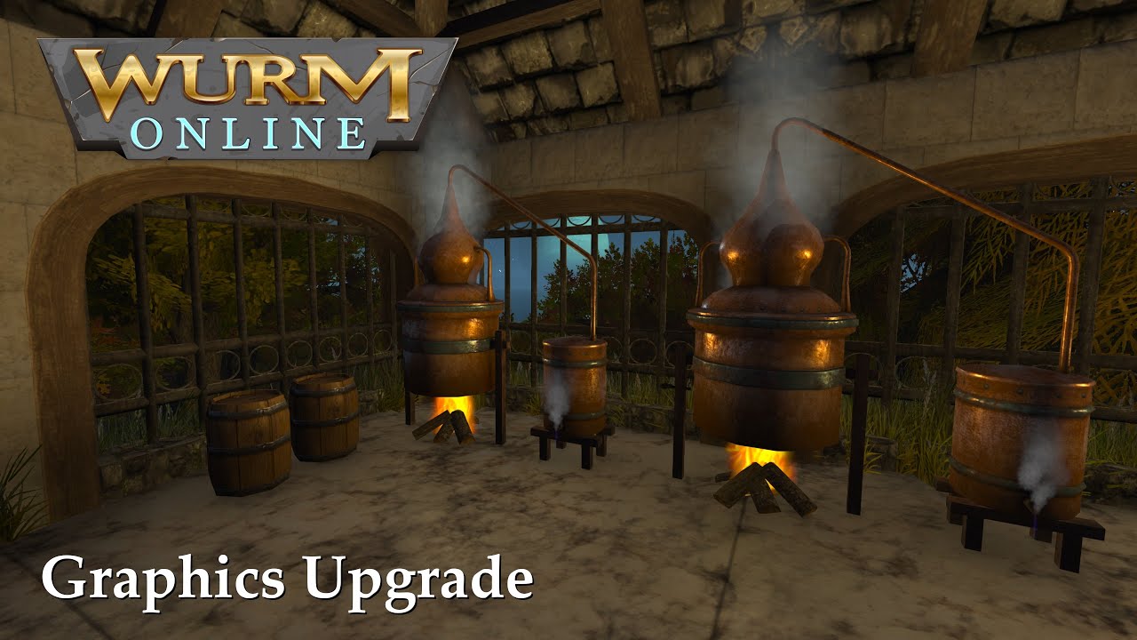 Wurm Online | Graphics Upgrade Comparison - YouTube