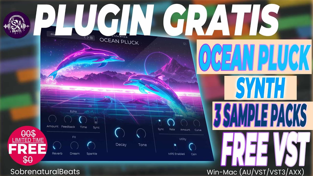 🎁GRATIS! CYMATICS OCEAN PLUCK LIMITED TIME⏰ FREE MAS 3 SAMPLE PACKS ...