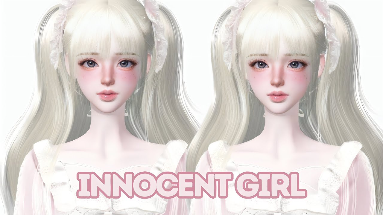Zepeto Face Tutorial | Innocent Girl | Oplas Zepeto Girl | Non Pro ...