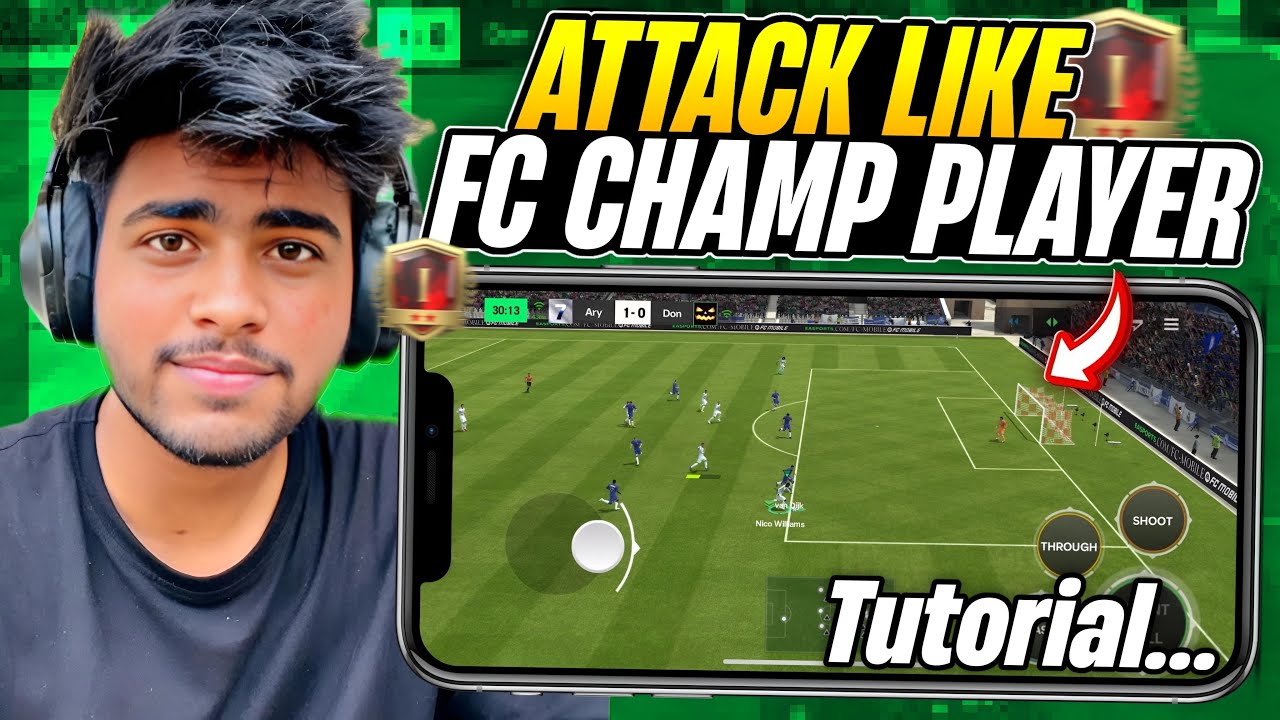 MAKE ATTACK LIKE FC CHAMPIONS PRO // ATTACK GUIDE // EAFC MOBILE // BATCAVE ESPORTS - YouTube