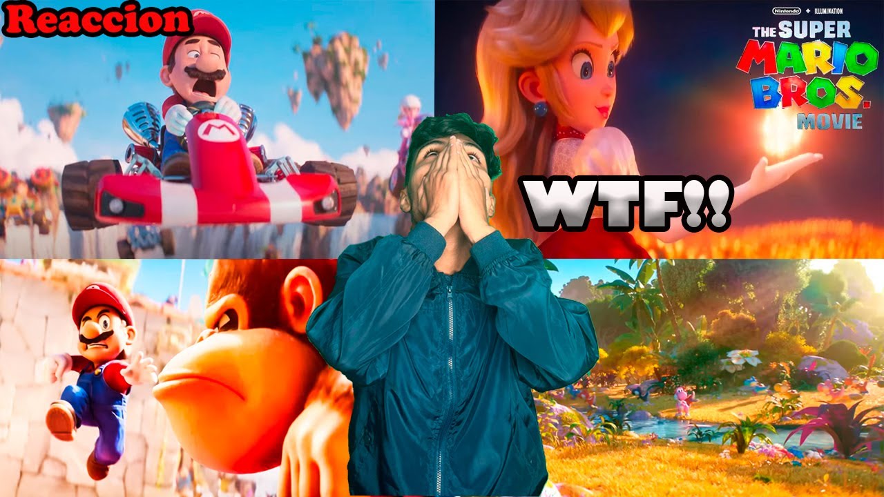 REACCIONANDO AL TRAILER DE THE SUPER MARIO BROS MOVIE!!😱 - YouTube