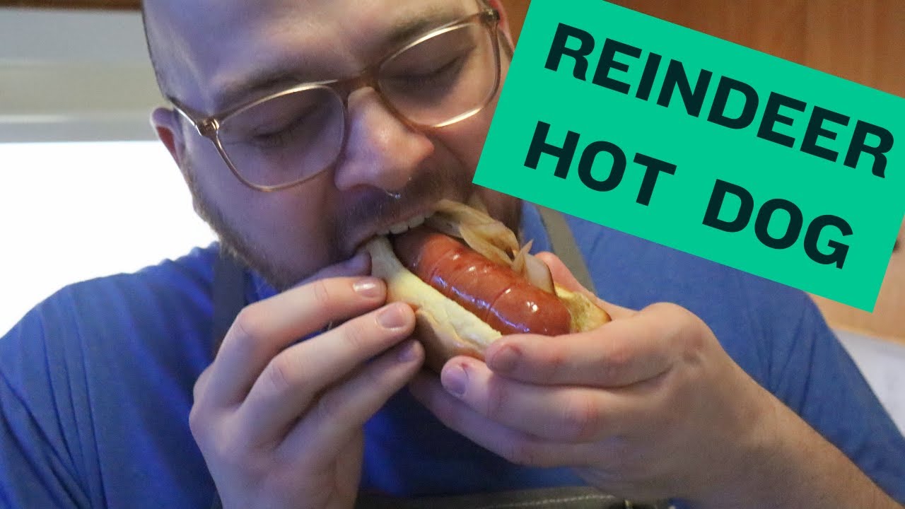 Alaskan Reindeer Hot Dog - YouTube