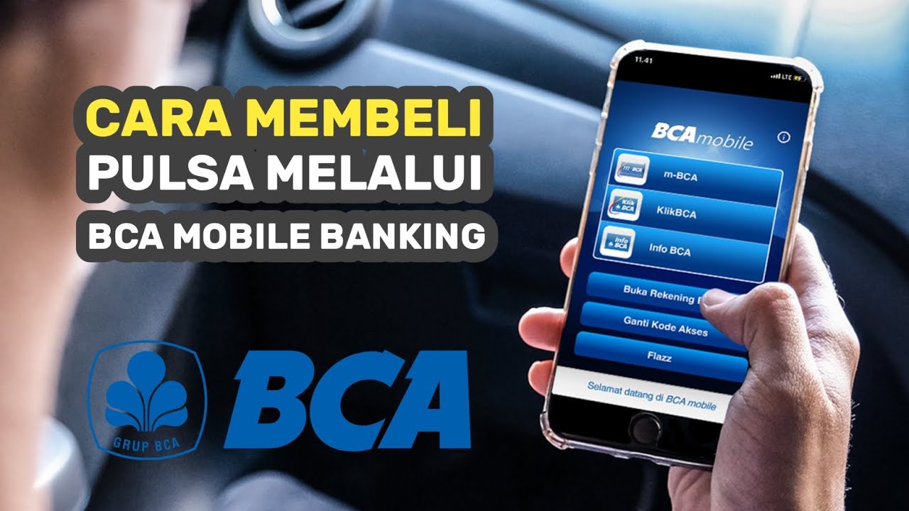 CARA BELI PULSA DI BCA MOBILE BANKING - YouTube