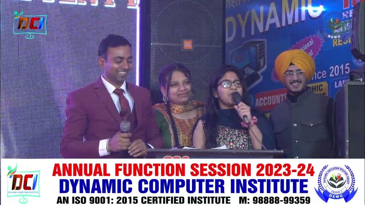 DCI ANNUAL FUNCTION K24 || DYNAMIC COMPUTER INSTITUTE || 9888899359 - YouTube