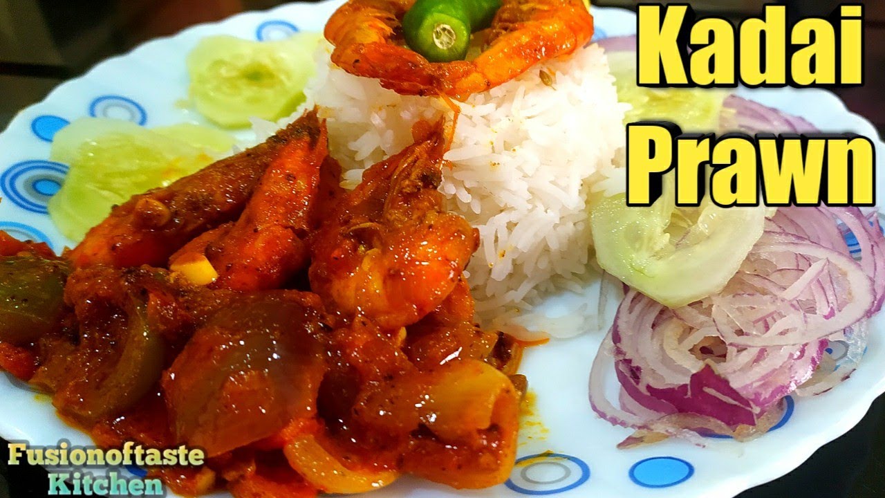 Prawns |Kadai Prawn|Kadai |100 days 100 Recipes | Prawn Recipe | কড়াই ...