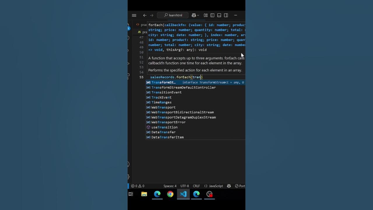 Javascript Practice Question - With Solution - YouTube