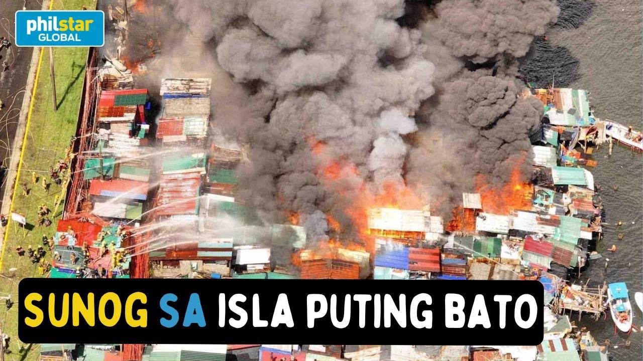 Isla Puting Bato sa Tondo, Manila, nasunog - YouTube