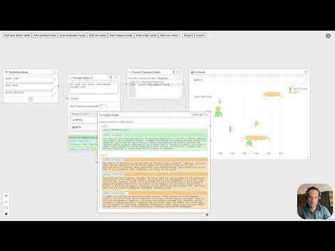 ⛓️🛠️ChainForge: An open-source visual programming Interface for LLM flows and more - YouTube